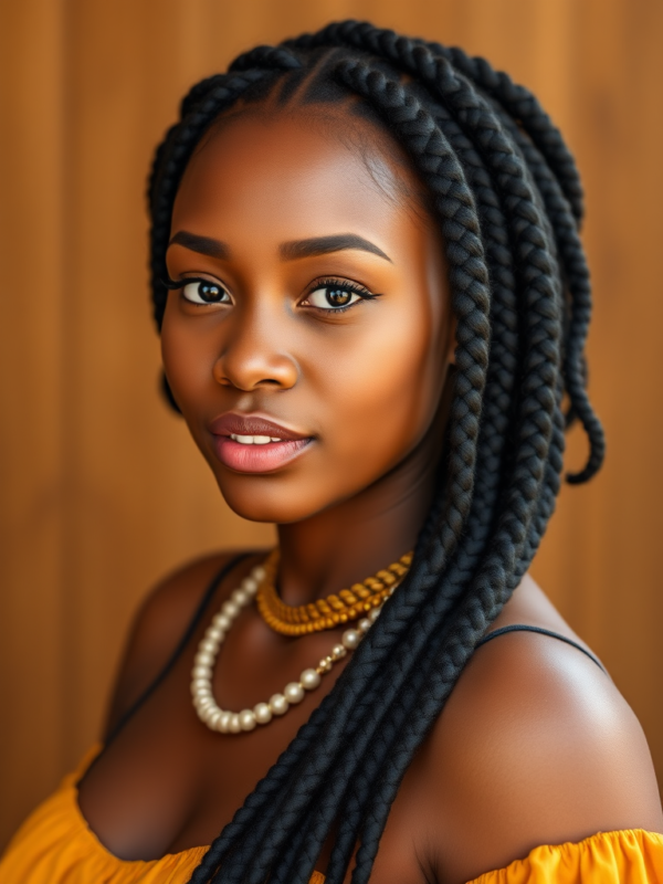 15 Perfect Fulani Braids for Black Women with Round Faces